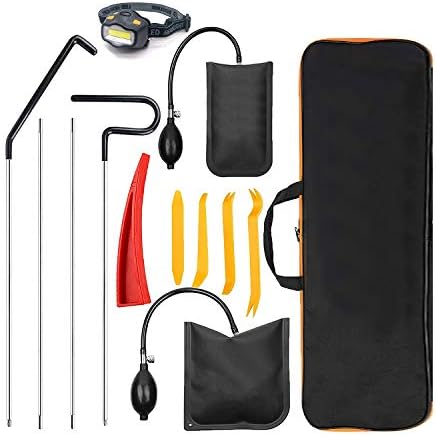Professional Car Lockout Kit (13 pcs) Emergency Vehicle Door Unlock ...