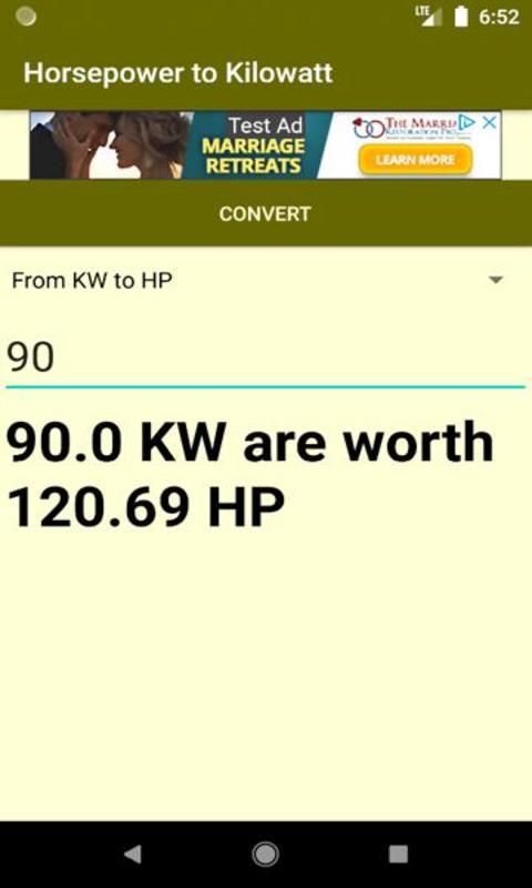 Amazon.com: Converter Horsepower to Kilowatt: Appstore for Android
