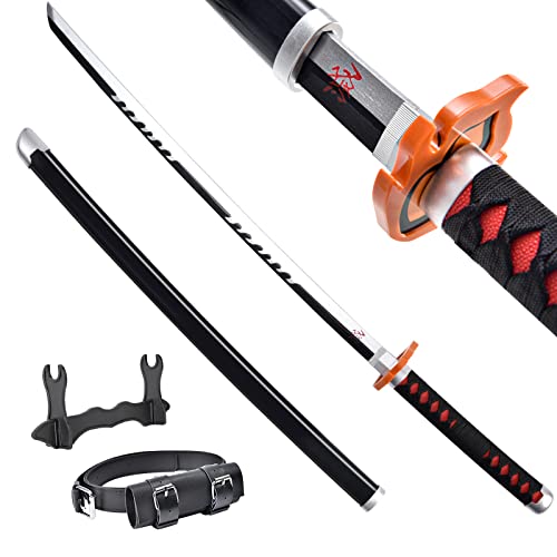 Demon Slayer Sword Anime Sword 41inch - with Belt - Zenitsu Sword ...