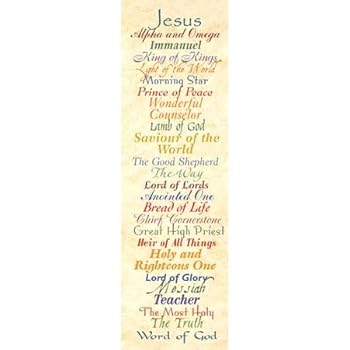 Amazon.com : Bookmarks-Names Of God In Old Testament (Package of 25 ...