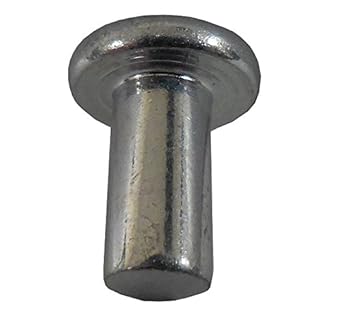 6 LB TINNERS Rivet, Steel (.200 Body Dia. X .390 Length) Flat Head ...
