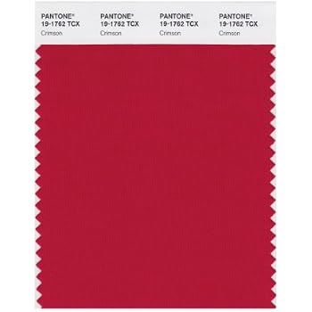 PANTONE Smart 19-1762X Color Swatch Card, Crimson - House Paint ...