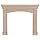 Pearl Mantels 195-48 Blue Ridge Fireplace Mantel, Unfinished with 48 ...