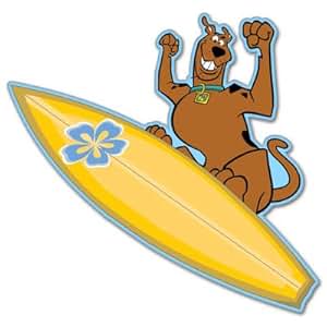 Amazon.com: Scooby-Doo surfer surfing Vynil Car Sticker Decal - Select ...