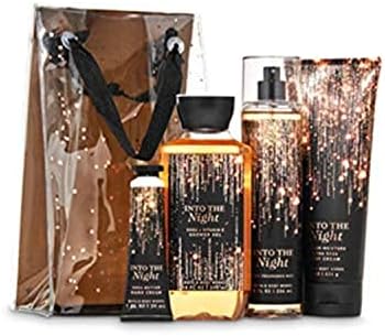 Bath and Body Works INTO THE NIGHT Gift Bag Set - Body Cream - Shower ...