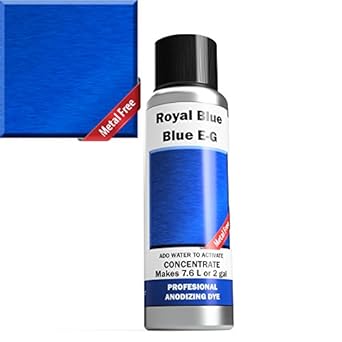 Amazon.com: Professional Aluminum Anodizing Dyes | Blue E-G | Light to ...