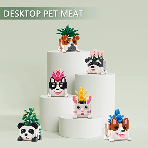 JXRLMB Collection Micro Building Blocks Set for Adults 2765 PCS Architecture Model Succulent ...