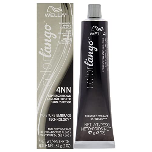 COLORCHARM Professionals Tango Permanent Hair Color, 4NN Medium Brown ...