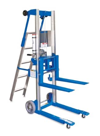Genie Lift, GL- 8, with Ladder, Heavy-Duty Aluminum Manual Lift, 400 ...