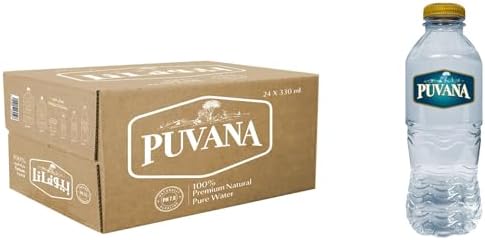 Puvana Natural Pure Pet Glass Water, 330ml, Pack of 24 price in Saudi Arabia | Amazon Saudi ...