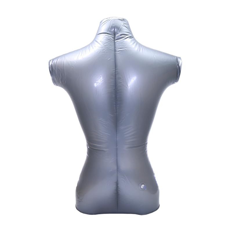 PVC Plastic Male Upper Half Body Without Arm Top Shirt Display ...