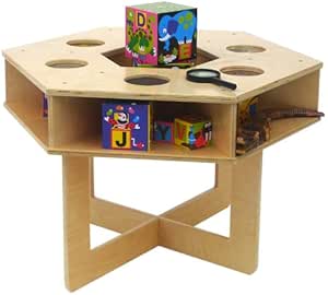 Amazon.com: A+Childsupply Science Table with Installed Magnifier : Home ...