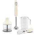 Amazon.com: SMEG Handheld Immersion Blender with Beaker, Chopping Bowl ...