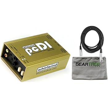 Amazon.com: Whirlwind pcDI Direct DI Box w/Cleaning Cloth and Cable ...