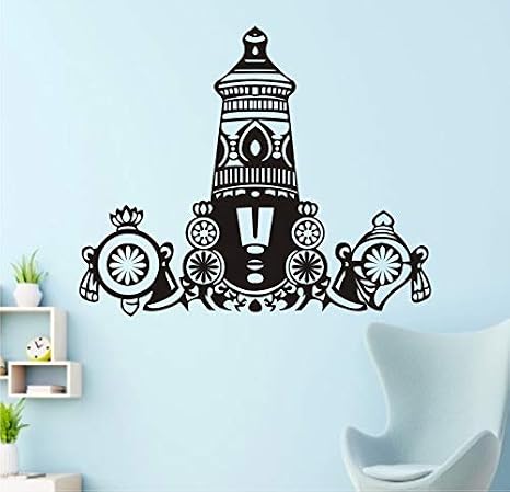 Heaven Decors Lord Tirupati Balaji Wall Decal, Wall Sticker and ...