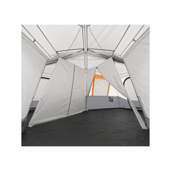 Ozark Trail 12-Person 3-Room Instant Cabin Tent with Screen Room (Orange) - Missouri Float Trips