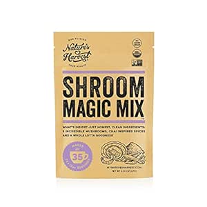 Amazon.com : Nature's Harvest Mushroom Powder Turmeric Latte Mix - (35 ...
