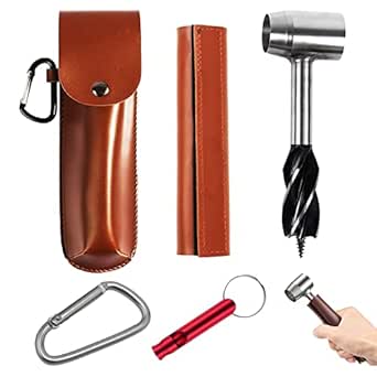 Bushcraft Survival Settlers Tool Hand Auger Wrench Carbon Steel Scotch ...