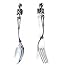 Amazon.com | Flatware Personality Skull Skeleton Stainless Steel Fork ...