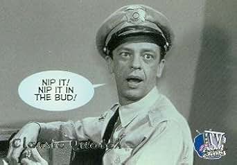 Barney Fife Don Knotts Nip it trading card 1998 Inkworks TVs Coolest ...