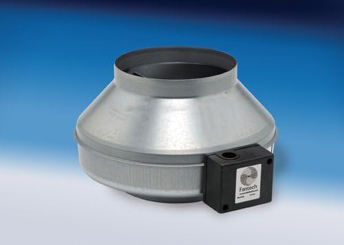 Fantech FG 6XL Inline 6" Centrifugal Duct Fan Metal Housing Ð 483 CFM ...