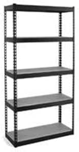 Gorilla Rack Shelving Unit 30"W X 12" D X 60" H 200 Lb Steel Black ...