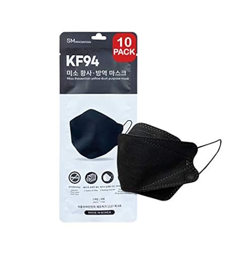 [10 pack] KF94 Miso Black 4-Layer Mask Made in Korea individual ...