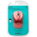 Amazon.com: Logitech M185 Wireless Optical Mouse 2.4 GHz, Red (910 ...