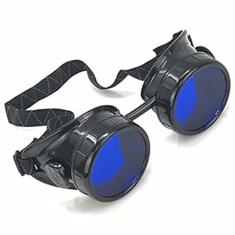 Amazon.com: Steampunk Mad Scientist Goggles Rave Meme Glasses Costume ...