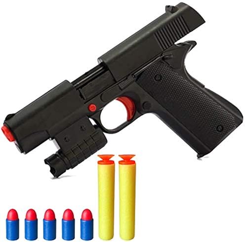 Toy Gun Realistic Kid Toy Gun 1:1 Scale Colt M1911A1 Rubber Bullet ...