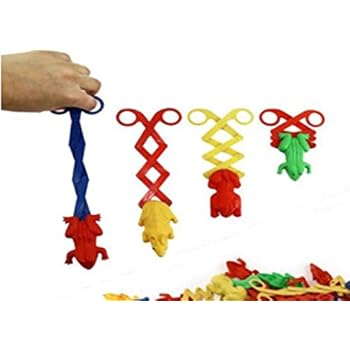 Amazon.com: Plastic Neon Spin Tops - 24 Pieces - Plastic - New: Toys ...