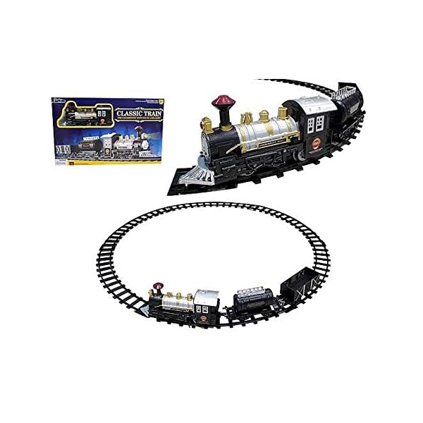 Classic Collection Locomotive Train Set with Light and Sound Battery ...