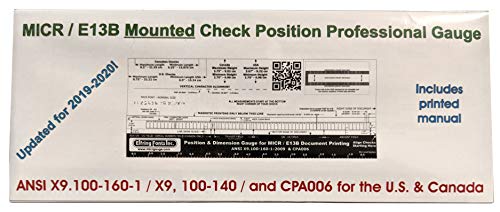 MICR Mounted Check Position Gauge | Pricepulse