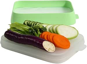 Amazon.com: Reusable Stackable Lettuce Keeper for Fridge, Lettuce ...