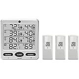 Amazon.com: Ambient Weather WS-21 Wireless 8-Channel Thermometer with ...