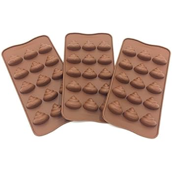 Amazon.com: ROSANNA PANSINO by Wilton Silicone Poop Emoji Cake Pan - 6 ...