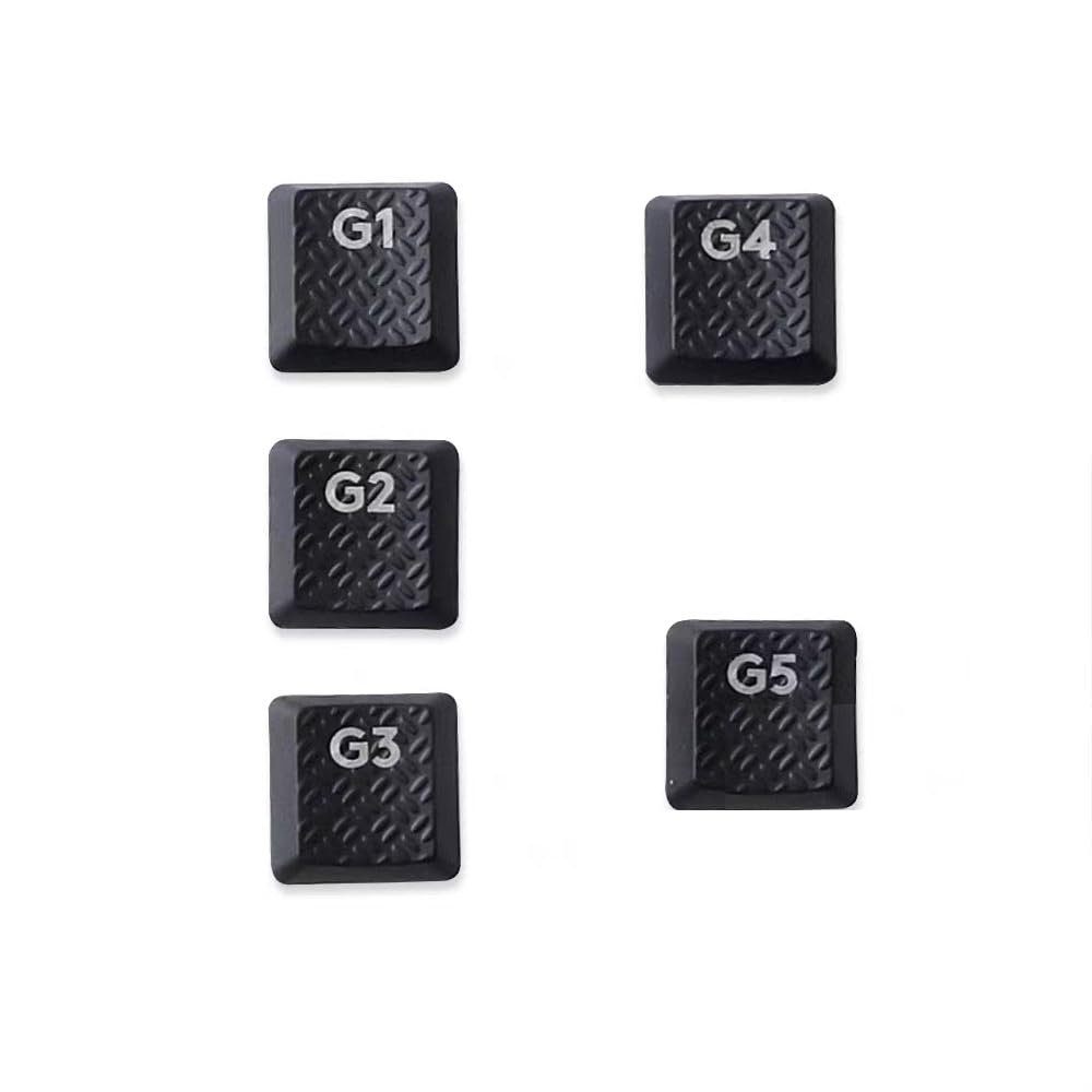 Mua Black Backlit Keycaps G1 G2 G3 G4 G5 Key Replacements for Logitech ...