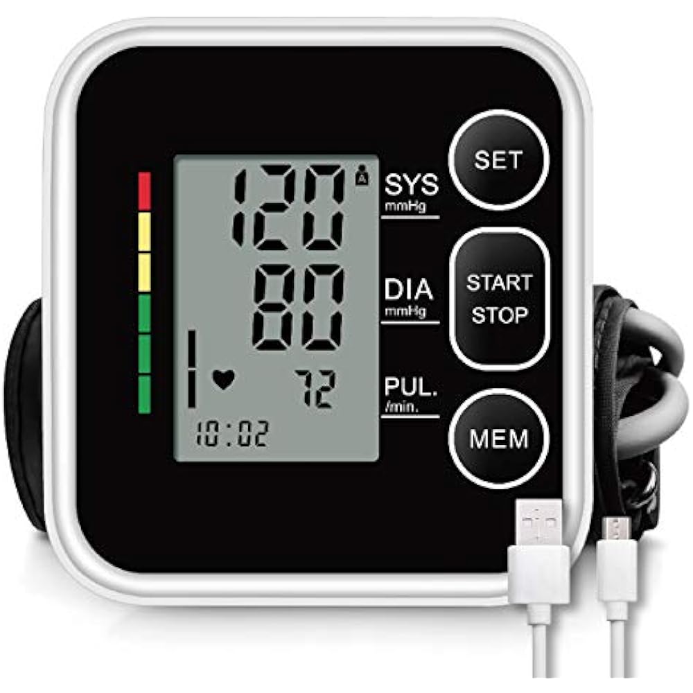 CAZON Blood Pressure Monitor Cuff Upper Arm Automatic BP Machine cazon-blood-pressure-monitor-cuff-upper-arm-automatic-bp-machine