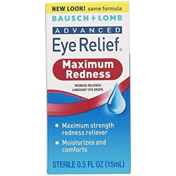 Amazon.com: Bausch & Lomb Advanced Eye Relief Maximum Redness Reliver ...