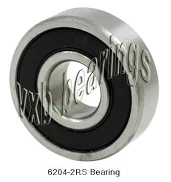 6204-2RS Bearing Deep Groove 6204-2RS Ball Bearings: Bearings And ...