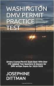 WASHINGTON DMV PERMIT PRACTICE TEST: Drivers License/Permit Study Book ...