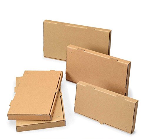 Pack 4- E-Flute Pack of 50 W PACKAGING WPFB14X7KE 14x7x1.5 Plain Kraft ...