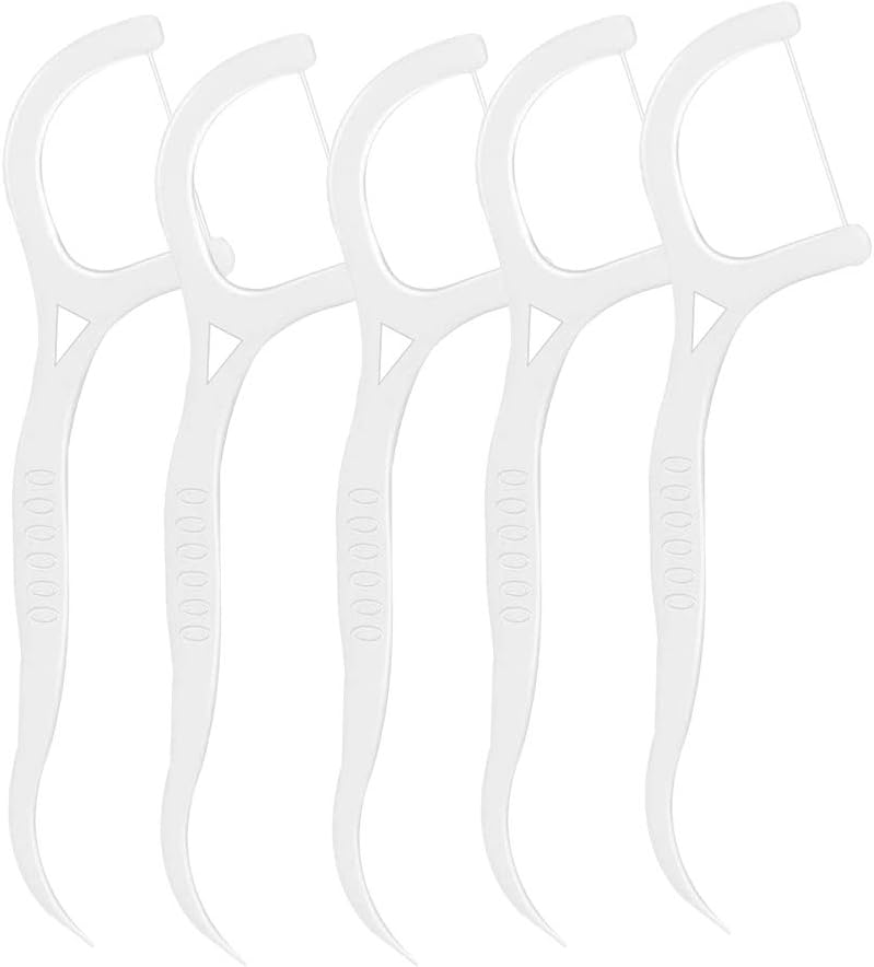 160 PCS Dental Floss Picks, Plastic Tooth Floss Picks Interdental Floss ...
