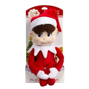 Elf on a Shelf Plushee Pals 19 Inch Elf Light Skin Boy, Stuffed Animals ...
