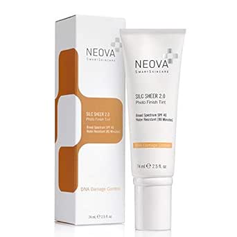 Amazon.com: NEOVA SmartSkincare Silc Sheer 2.0 Tinted Sunscreen 2.5 fl ...
