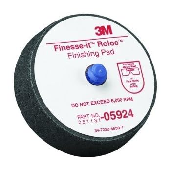 Amazon.com: 3M 14736U Finesse-It Roloc Finishing Disc Pad, 3": Automotive
