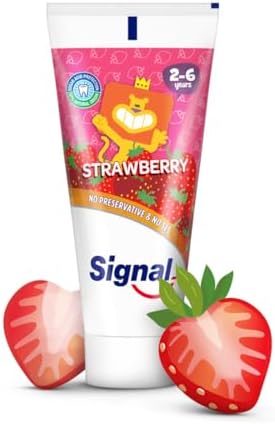 SIGNAL Kids, Toothpaste, Strawberry, Prevents Tooth Cavities, for 2-6 ...