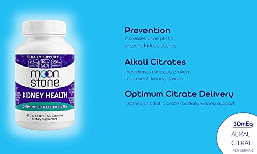 Moonstone Nutrition Kidney Health Capsules - Daily Kidney Supplement ...