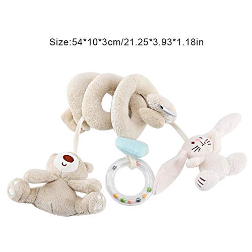 Spiral Wrap Toy, Develop Tactile Senses Built-in BB Device Plush Soft ...