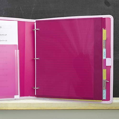 DocIt 4 Pocket Binder, Multi Pocket Folder and 1-inch 3 Ring Binder ...